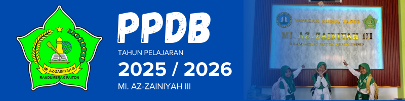 PPDB ONLINE | MI. AZ-ZAINIYAH III